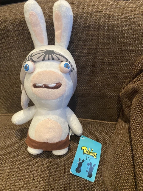 RAYMAN RAVING RABBIDS Sumo Ninja 8.5" Soft Toy Plush Ubisoft 2012 Play ...