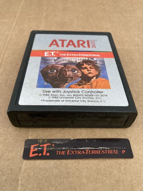 ATARI 2600 - ET The Extra Terrestrial - Chariot Uniquement - Testé ...