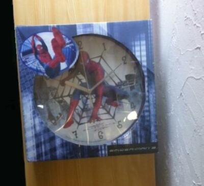 PENDULE MURALE HORLOGE Spider-Man 3 The Movie Spiderman Marvel EUR 30 ...