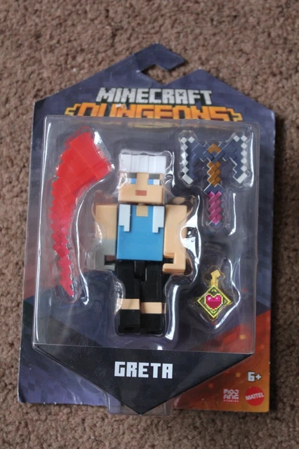 MATTEL MINECRAFT DUNGEONS Greta Collectable Action Figure £7.49 ...