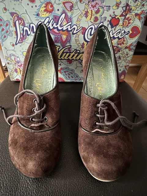 IRREGULAR CHOICE MID heel brown 6 £18.40 - PicClick UK