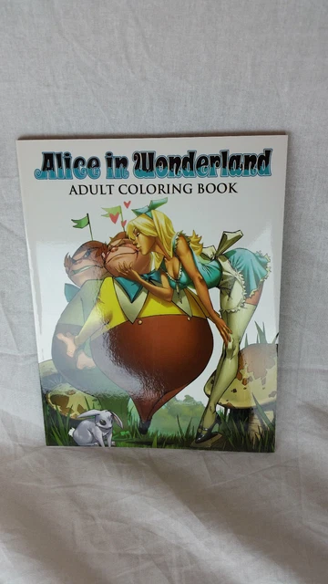 ALICE IN WONDERLAND Adult Coloring Colouring Book Zenescope Tpb ...