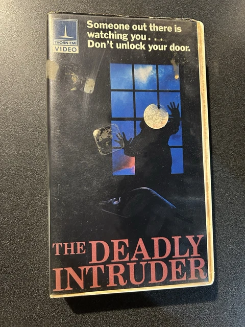 THE DEADLY INTRUDER VHS Cassette Tape Thorn EMI Video Chris Holder ...