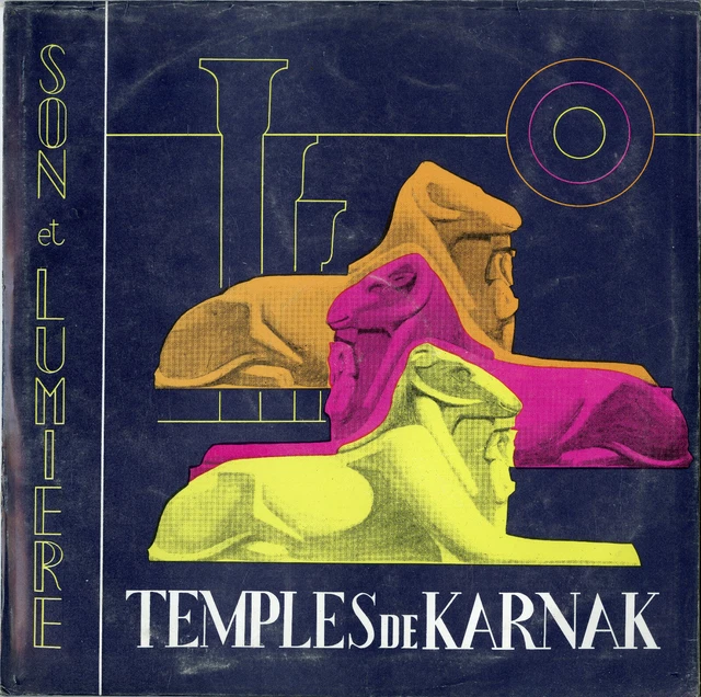 &SOUND AND LIGHT / TEMPLES OF KARNAK" Georges DELERUE (2xLPs 33t ...