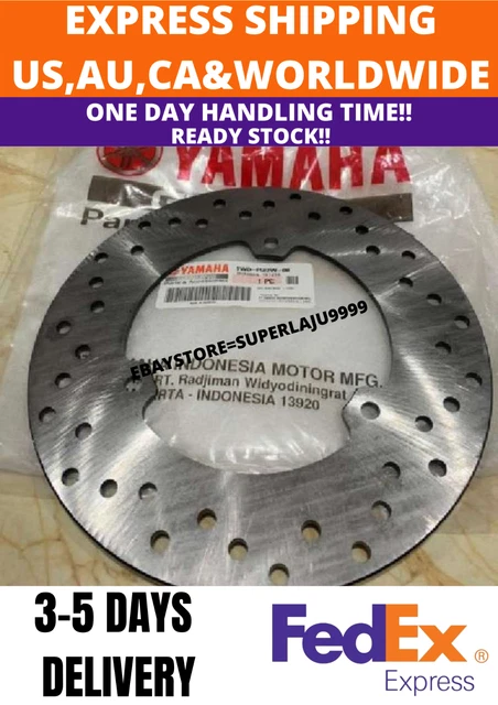 GENUINE OEM YAMAHA YZF R25 R3 MT25 MT03 1WD-F582W Original Rear Brake ...