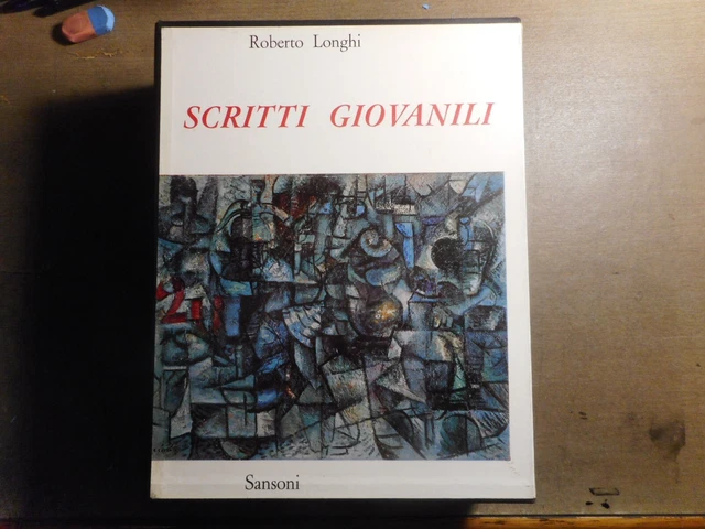 ROBERTO LONGHI SCRITTI Giovanili Cofanetto Sansoni Storia Arte ...