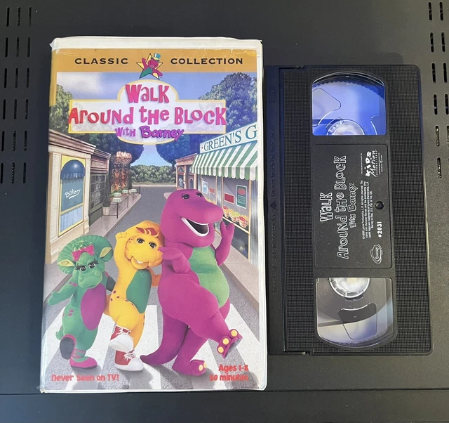 BARNEY: WALK AROUND The Block (1999) | VHS Tape | Canadian Clamshell ...
