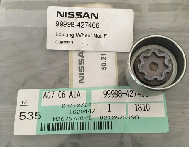 Nissan Locking Lug Nut Key