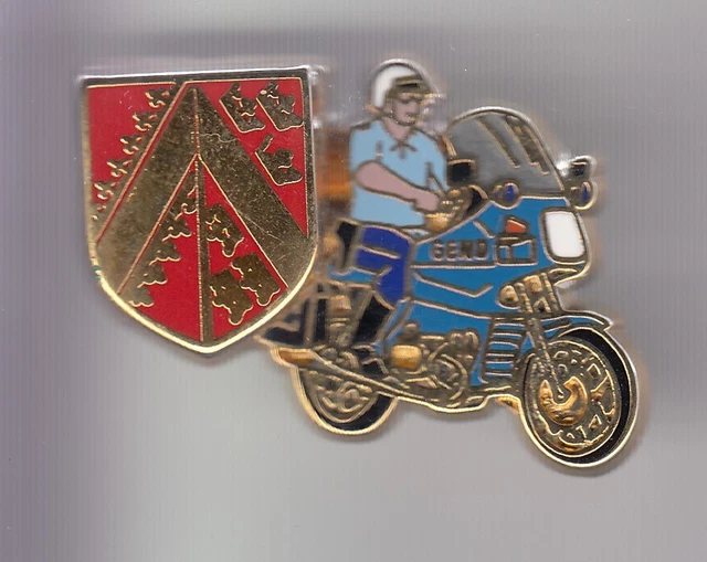 RARE PINS PIN'S .. Gendarmerie Moto Bmw Bmo Blason Ecusson Region Alsace ~Dw EUR 11,99 - PicClick IT