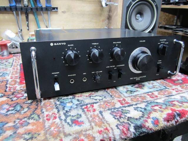 SANYO DCA401 VINTAGE Classic Integrated Amplifier £149.99 - PicClick UK