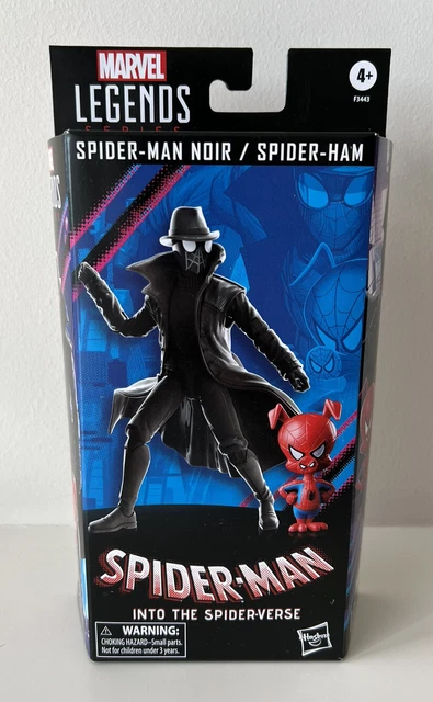 MARVEL LEGENDS SPIDER-MAN Noir & Spider-Ham Spider-Man Spiderverse New ...