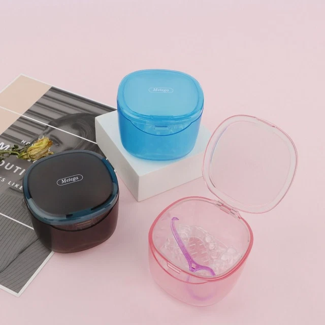 MINI DENTURES CLEANING Box Dentures Housing No Leak Any Occasion £7.15 ...
