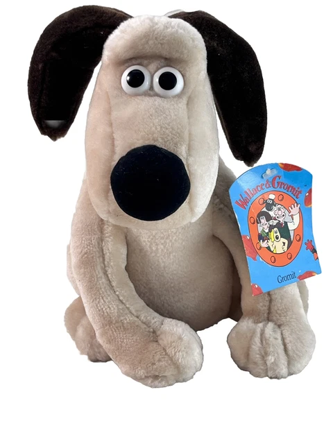 WALLACE & GROMIT Gromit Shaun The Dog Soft Plush Toy Plush Born To Play ...
