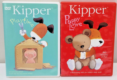 2 LOT KIPPER DVDs: Playtime and Puppy Love - Childrens Animated ...
