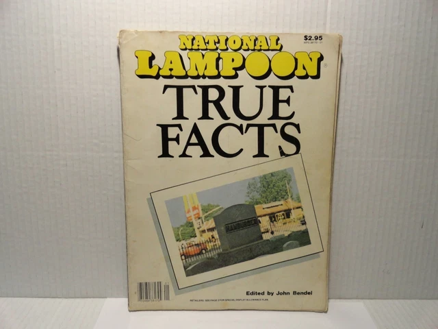 VINTAGE NATIONAL LAMPOON Magazine - Special Edition - True Facts 1981 £ ...