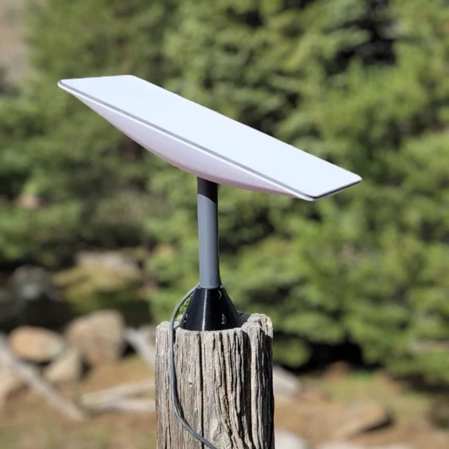 STARLINK DISHY GEN2 V2 Post Pole Vertical Starlink roof rack router ...