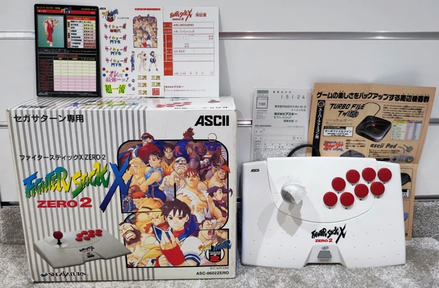SEGA SATURN ASCII Fighter Stick X Zero 2 (CIB) Jp / Japan ASC-0602ZERO Capcom EUR 59,00 ...