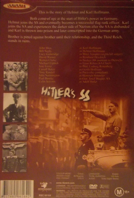 HITLER'S SS DVD 1985 War Nazi Themed Movie WWII Drama John Shea Bill ...