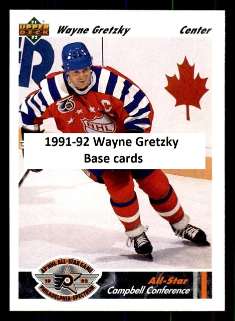 1991-92 WAYNE GRETZKY | LOT x1 | Los Angeles Kings | Hockey base | U Pick $3.82 - PicClick CA