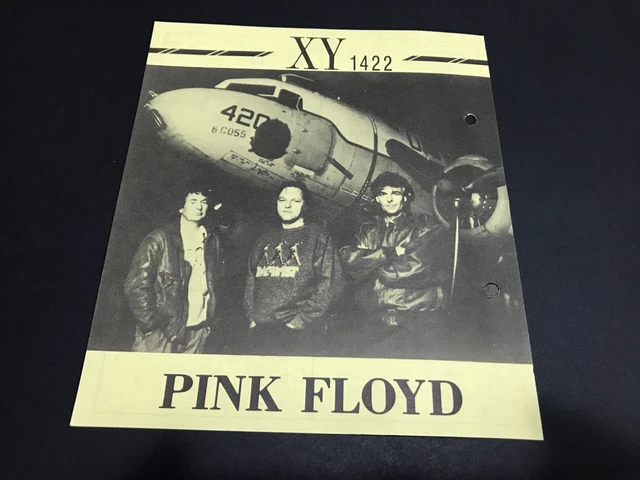 PINK FLOYD 3XY Music Chart Original Aussie Flyer 1988 EUR 16,15 ...