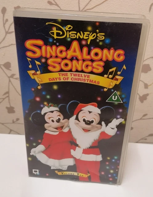 SING ALONG SONGS - The Twelve Days Of Christmas (VHS, 1996) Disney ...