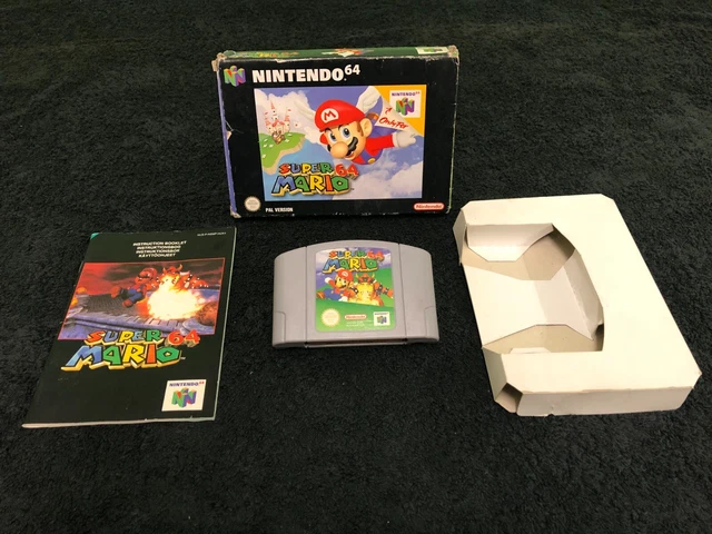 N64 Super Mario 64 Pal Nintendo 64 Fully Complete Boxed Instruction