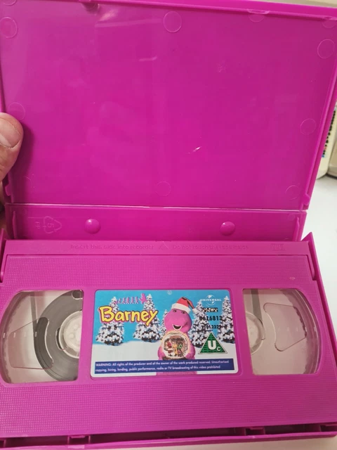 BARNEY'S NIGHT BEFORE Christmas VHS - 2000 Pink Video Tape Version Very ...