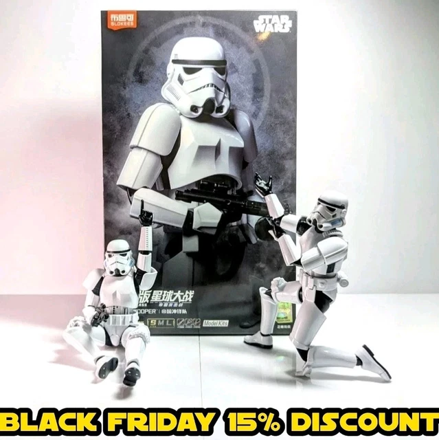 BLOKEES STAR WARS Stormtrooper Champions Class model kit 1/12 Black ...