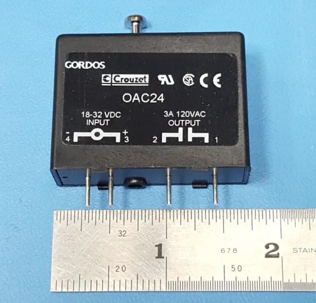 I/O MODULE RELAYS, OAC24, Crouzet/Schneider, INPUT : 18-32 VDC, OUTPUT ...