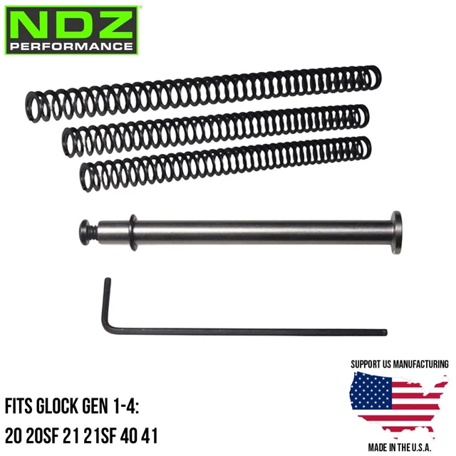 Glock 19 Gen 4 Spring ISMI Reduced Power Recoil Guide Rod & Spring Kit ...