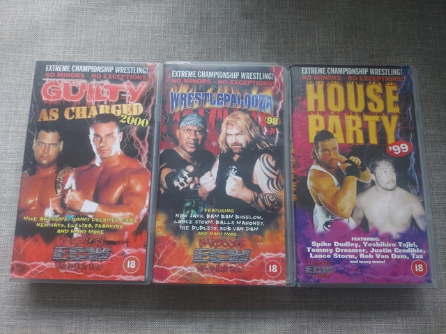 EXTREME CHAMPIONSHIP WRESTLING ECW VHS Video Bundle Preowned £19.99 ...
