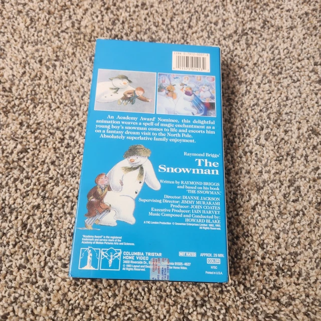 THE SNOWMAN VHS 1982 Raymond Briggs Animated Classic SVS £4.47 ...