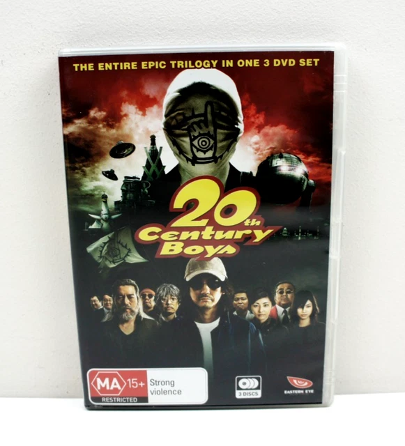 20TH CENTURY BOYS Trilogy DVD 2010 3 Disc Set Region 4 PAL - Free ...