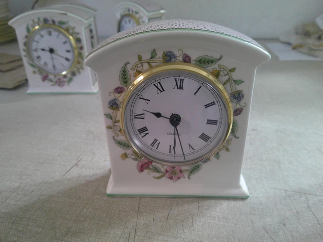 MINTON HADDON HALL Mantle Clock £15.00 - PicClick UK