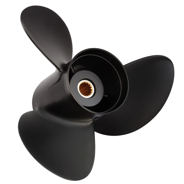 15.3 X 19P Aluminum Propeller Fits Mercury Sea Pro CT 15 Spline 115 ...