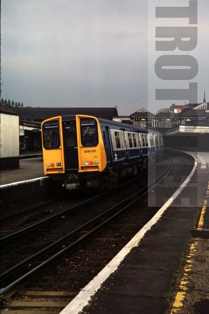 35MM SLIDE BR British Railways Electric EMU Class 508 508010 1981 ...