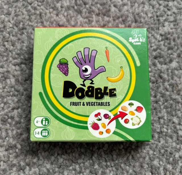MCDONALD'S HAPPY MEAL Dobble Spot It Fruit & Vegetables Card Game £4.35 ...
