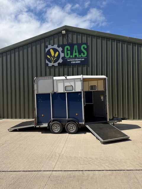 IFOR WILLIAMS HORSE Box HB510 Aluminium Floor 2 Horse Trailer, Twin ...