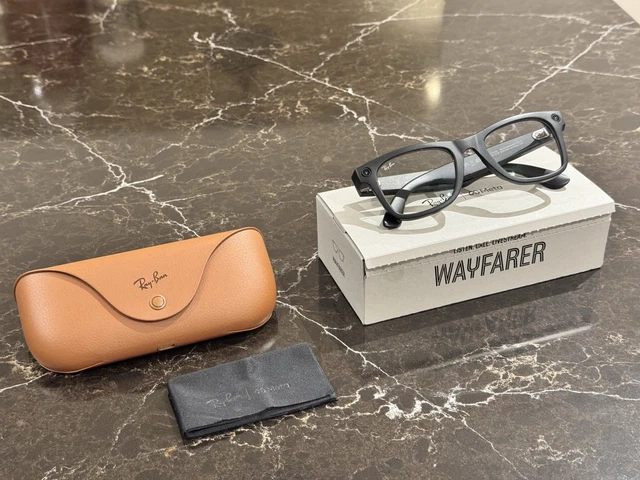 RAY-BAN META WAYFARER Gen 2 Matte Black Transitions® £413.68 - PicClick UK