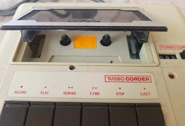 ENREGISTREUR CASSETTE TURBO CORDER pour Commodore VIC 20, C64, C128 ...