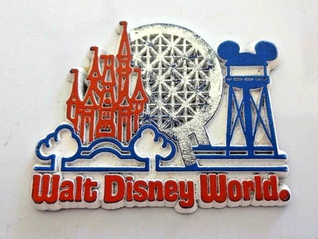 DISNEY MAGNET PARKS Magic Kingdom MGM Studios Epcot Center Vintage £8. ...
