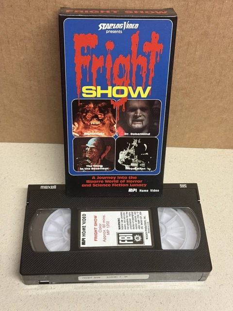 VINTAGE FRIGHT SHOW VHS Tape Rare 1985 Starlog Video Horror £22.51 ...