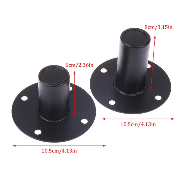 SPEAKER CONE BASE Holder Iron Bottom Cabinet Pole Mount Base Speakers ...