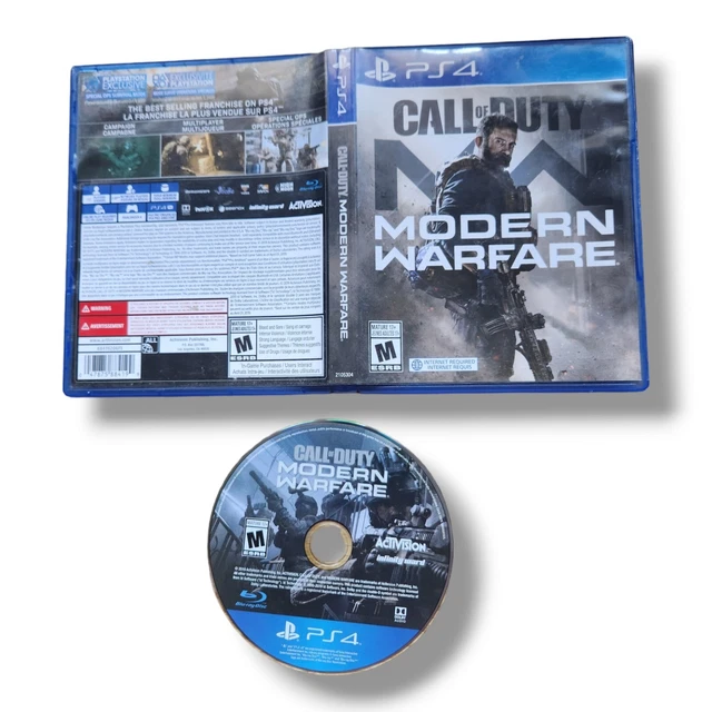 CALL OF DUTY: Modern Warfare - Sony PlayStation 4, PS4, Mint Disc $19. ...