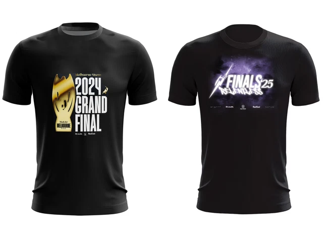 MELBOURNE STORM BACK To Back Nrl Grand Final 2024 + 2025 Youth Shirts ...