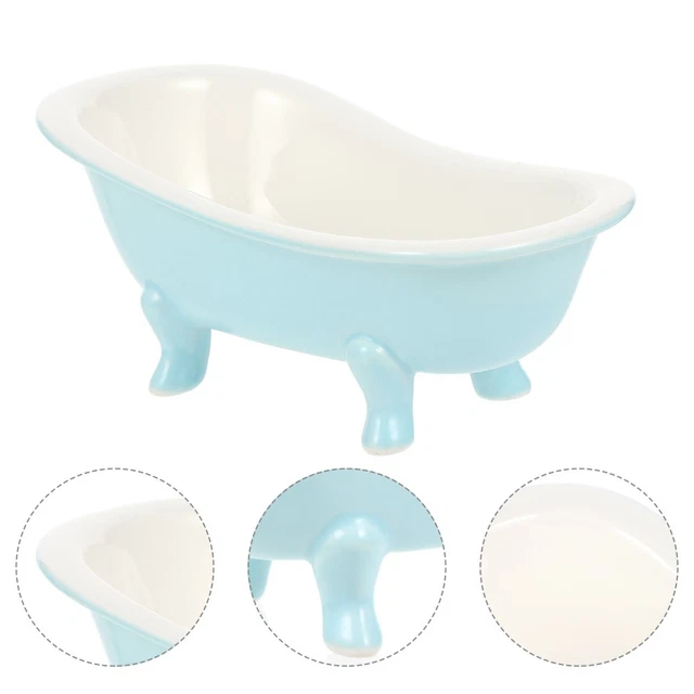 CREATIVE BATHTUB SHAPE Dessert Bowl Ice Cream Bowl Random Color Ceramic ...