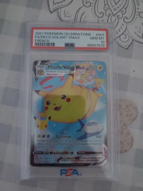 CARTE POKEMON 25 Ans Celebrations 007 Full Art/Pikachu Volant Vmax Fr ...