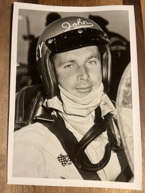 VINTAGE USAC RACE Car Driver 5 x 7 Photo, John Tenny $20.00 - PicClick