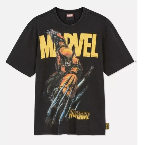 PRIMARK MARVEL DEADPOOL 3 Wolverine Double Sided T Shirt Size 3XL ...