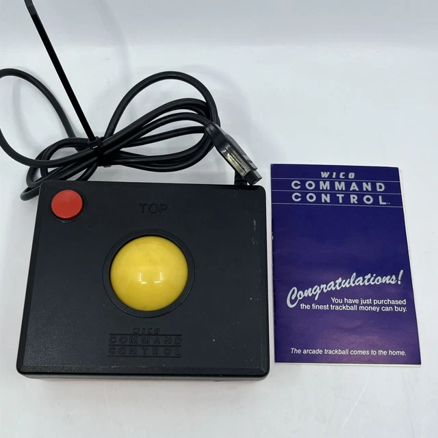 VINTAGE WICO COMMAND Control Trackball Controller Atari 2600/7800 ...